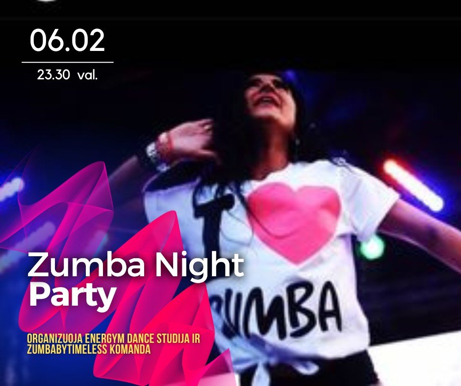 Festivalis Myliu Palangą. „Zumba Night Party“ | Palangos turizmo ...