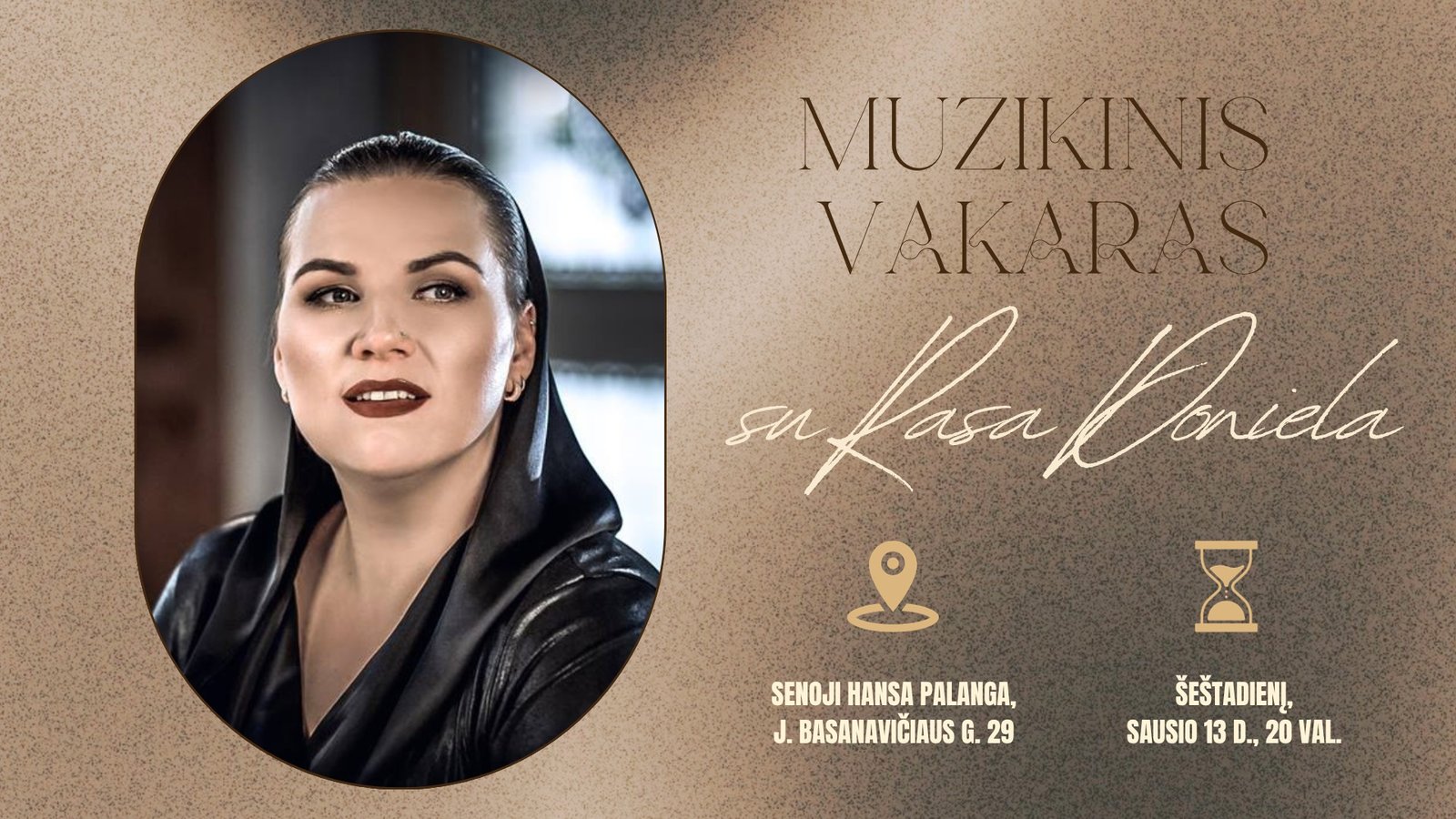 Muzikinis vakaras su Rasa Doniela | Palangos turizmo informacijos centras